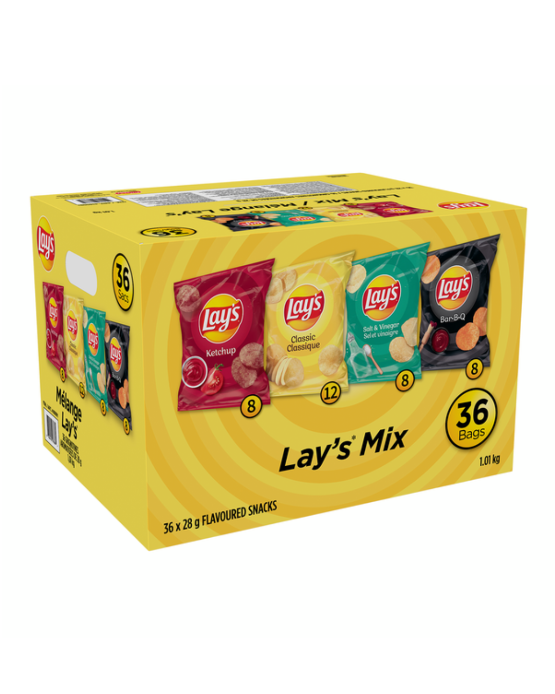 Lay's Mix Chips | Variety Pack (36 × 28 g) – Fruit Suite