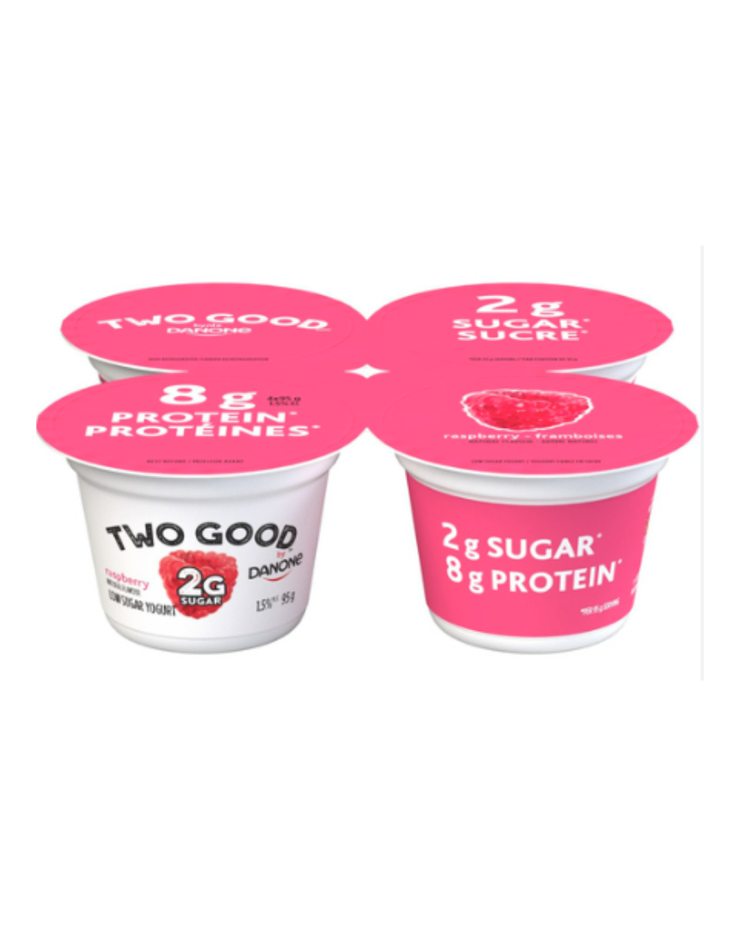 Two Good | Yogurt Raspberry - (4 x 95g) – Fruit Suite