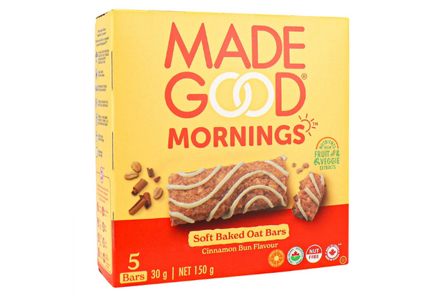 MadeGood | Cinnamon Bun Soft Baked Oat Bars (5 x 24g) – Fruit Suite